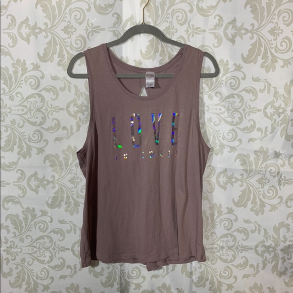 Victoria's Secret | Tops | 37 Victoria Secret Sport Mauve Tank Top ...